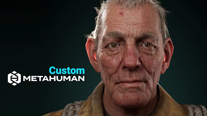 Create 3d realistic custom metahuman unreal engine character modeling ...