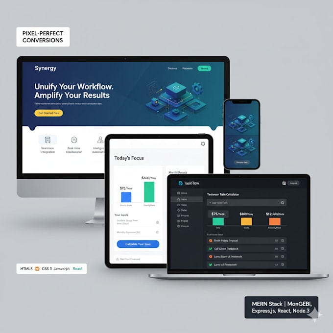 Create a clean ui ux design for your website or app by Vahin3 | Fiverr
