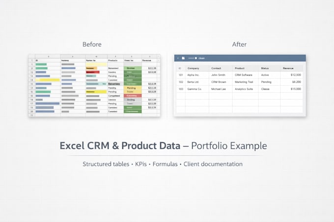 Clean, structure, and organize your excel data so it actually makes ...