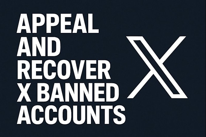 Solve x unbanning twitter profile disable issue by Eduoardmiles | Fiverr