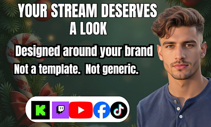 Design premium custom twitch overlay stream package and branding for ...