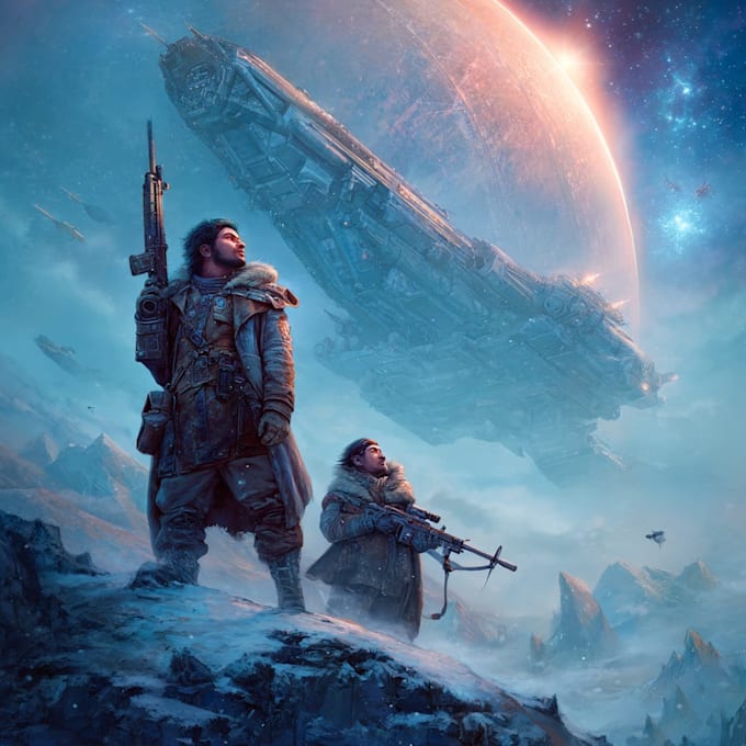 Design stunning sci fi book cover art for your novel by Seereephant ...