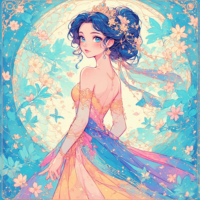 Draw a prince or princess in disney cartoon style by Victoriapowell3 ...