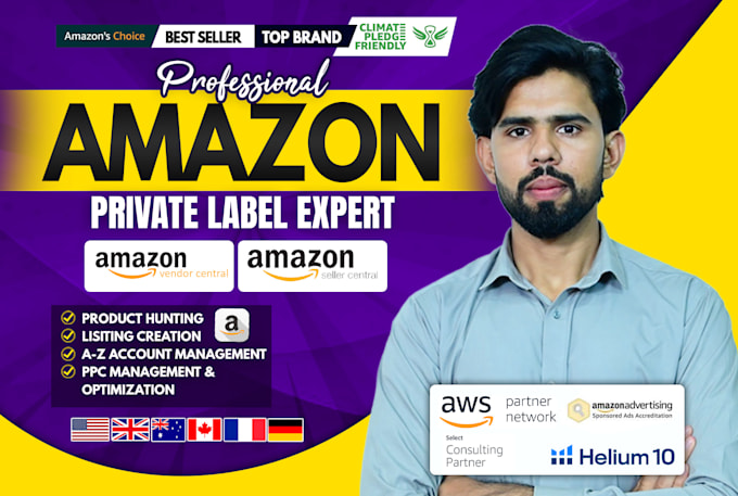 Be your amazon fba private label virtual assistant and ppc account ...