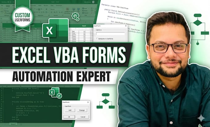 Create professional excel vba user forms by Shahneel93 | Fiverr