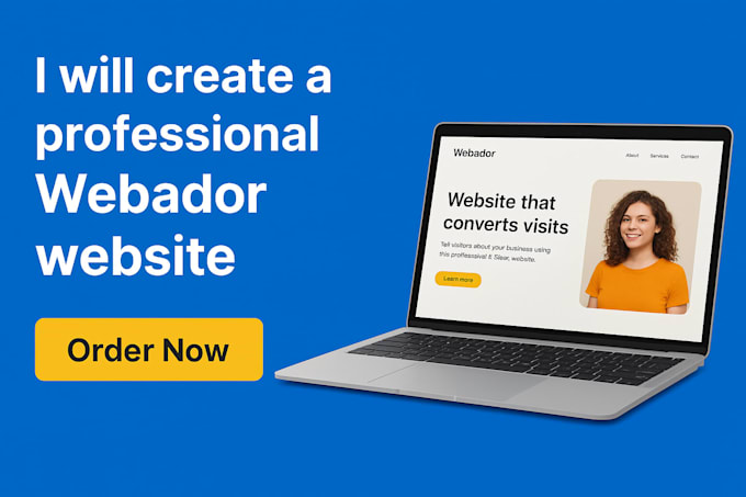 Create a professional webador website that converts visitors into ...