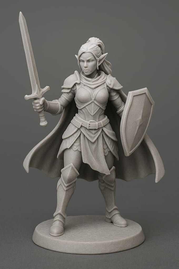 Creat detailed miniature stl files, 3d printing, figurines ...
