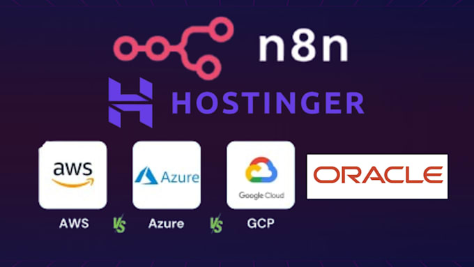 Install and host n8n on vps, hostinger, docker, cloud server, aws azure ...