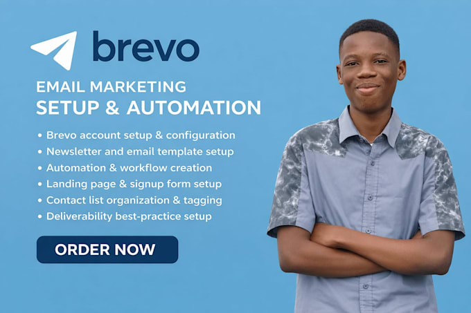 Setup brevo newsletter brevo email marketing bravo automation landing ...