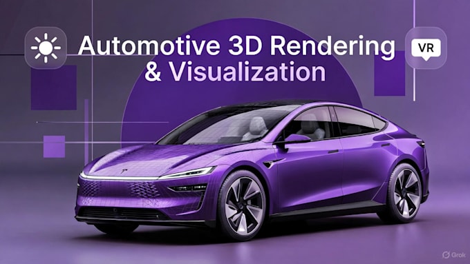 Create 3d car render photorealistic vehicle rendering automotive ...