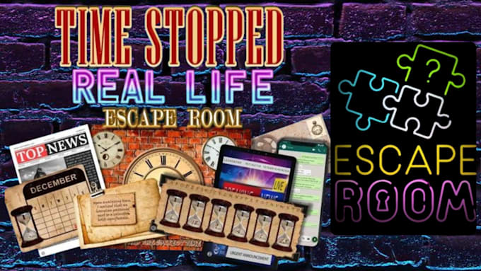 Write and create perfect scenario escape room,puzzle, story, gameplay ...