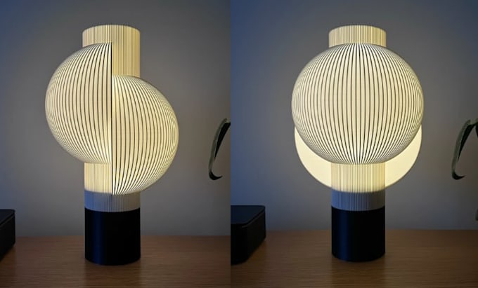 Create realistic 3d lamp modelling with photorealistic rendering by ...