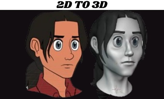 Convertir logotipo en imagen 2d boceto a archivos personalizados 3d ...