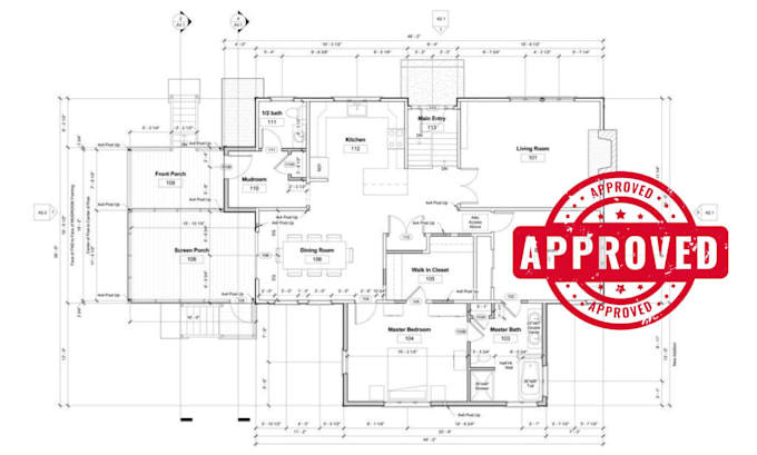 Draft building permit construction documents for city approval by ...