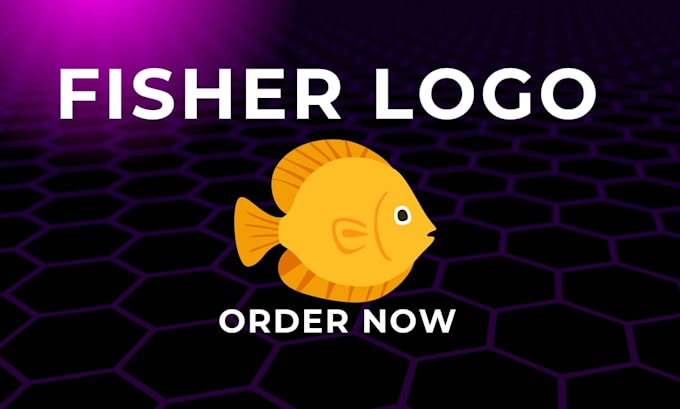 Do a fisher logo for your brand by Mubarass_keith | Fiverr