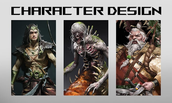 Do character design and concept art for you by Wasurah | Fiverr