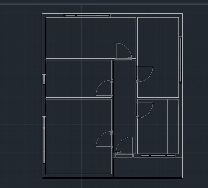 Redraw simple 2d floor plans in autocad within 24 hours by ...