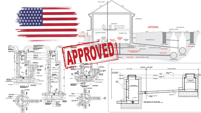 Do water sewer utility plan drawings water line sewer connection permit ...