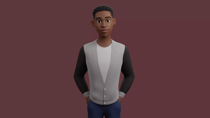 Design 3d stylized cartoon character in blender, cc4, cc5, maya, iclone ...