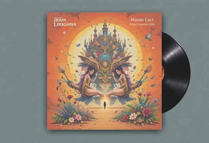 Design your illustrated album cover art or music artwork by ...