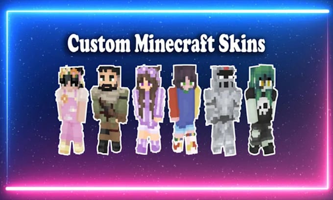 Create premium custom minecraft skins and hd character avatars and mc ...