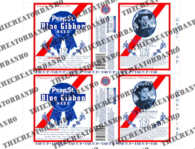 Make fake food or beverage labels by Thedoctordanko | Fiverr