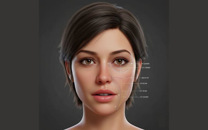 3d rig blender rigging iclone maya rig cc4 character retopology facial ...
