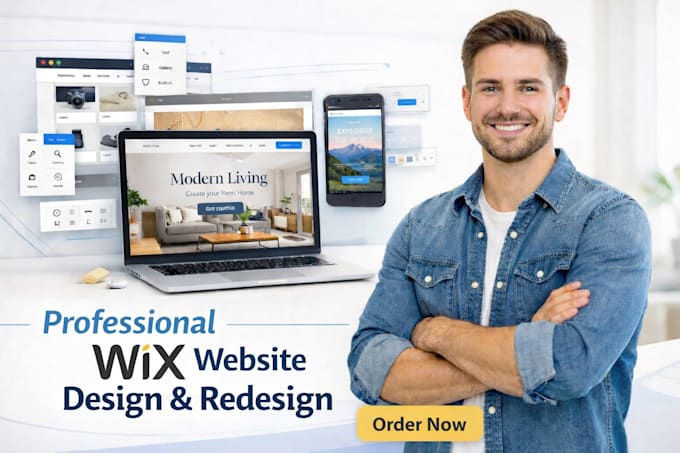 Design or redesign a business wix website using wix editor by Talha6256 ...
