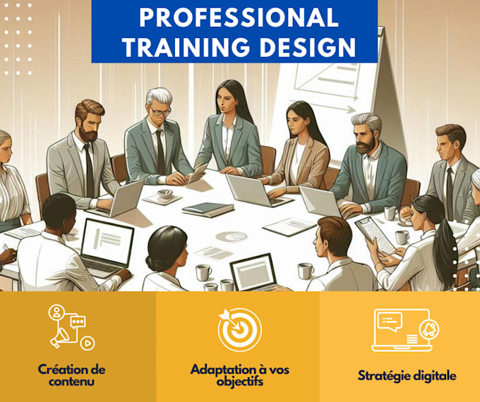 Create professional training modules in french and english by ...