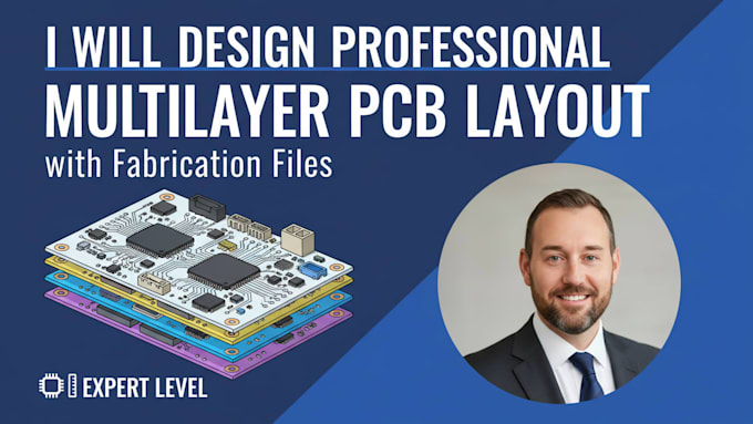 Design professional multilayer pcb layout with fabrication files by ...