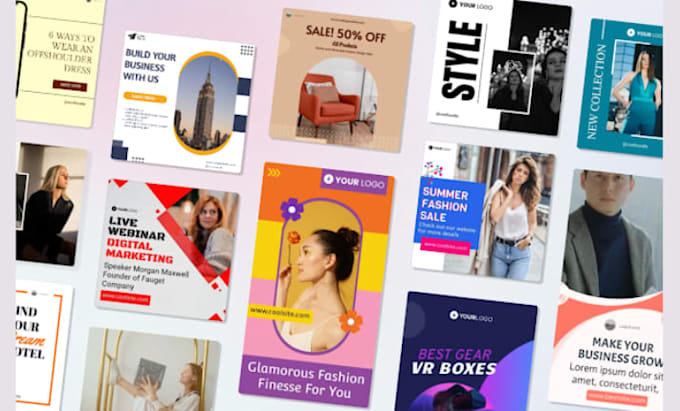 Create converting social media carousel image ads infographic for meta ...