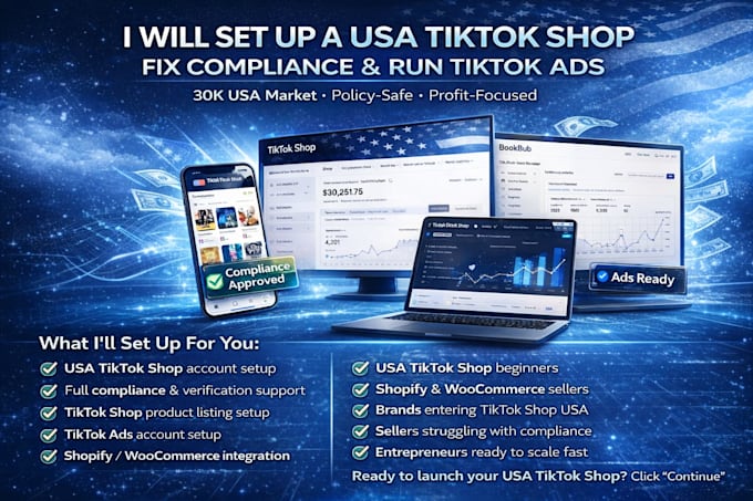 Create usa tiktok shop fix tiktok dropshipping shop setup tiktok shop ...