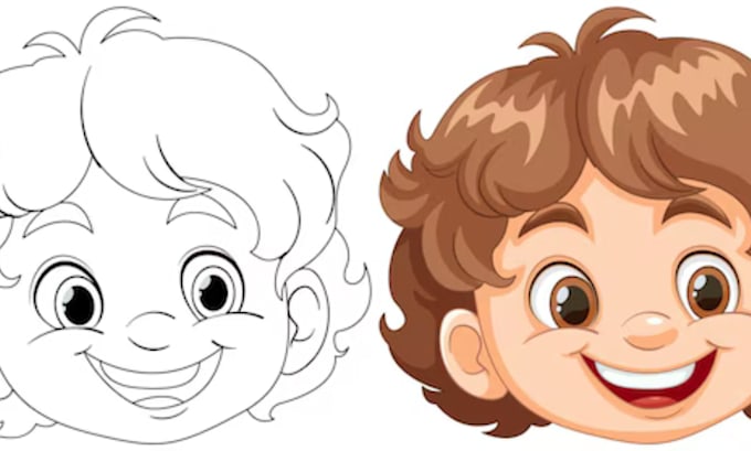 Do cartoon character design, headshot, character art and illustration ...