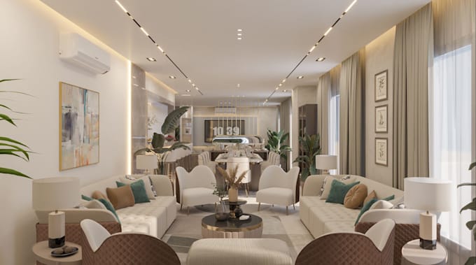 Recreate home interior design,furniture layout,cgi apartment render ...