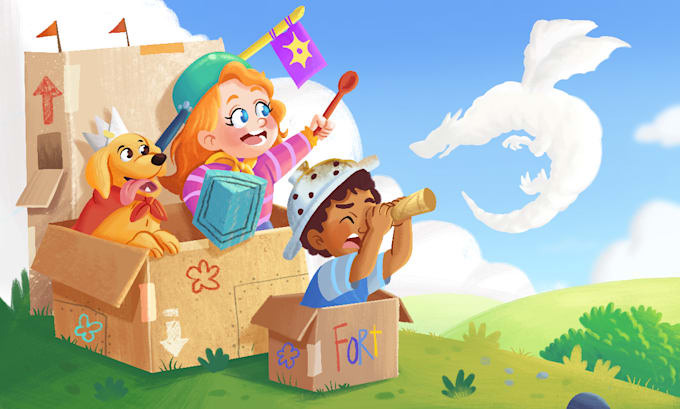 Create animated children book trailer and videobook by Faravia_ | Fiverr