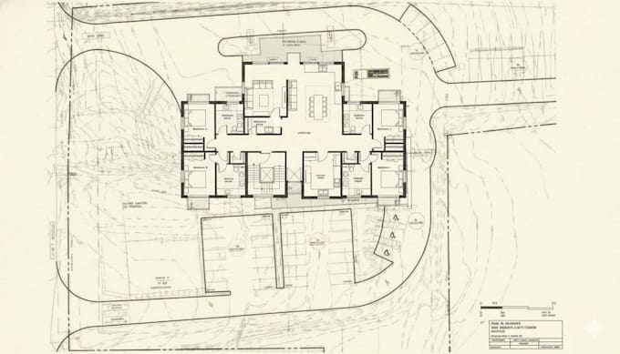 Draw site plan, floor plan drafting for residential and commercial ...