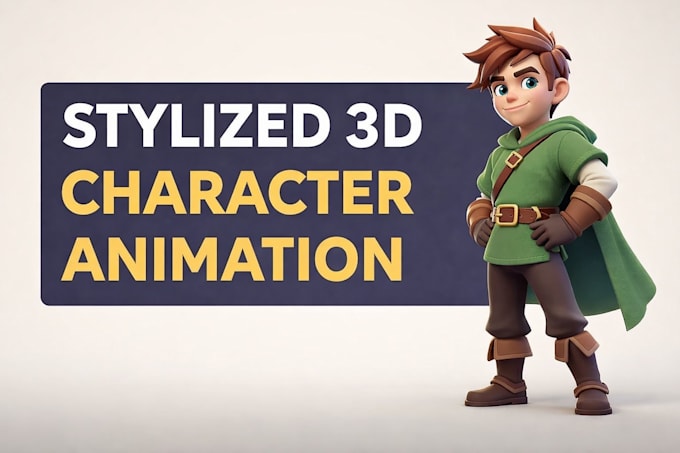 Stylized 3d character animation by Devvv_27 | Fiverr
