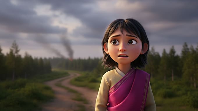 Produce cinematic pixar style 3d animation with ai tools by Rs_graphic ...