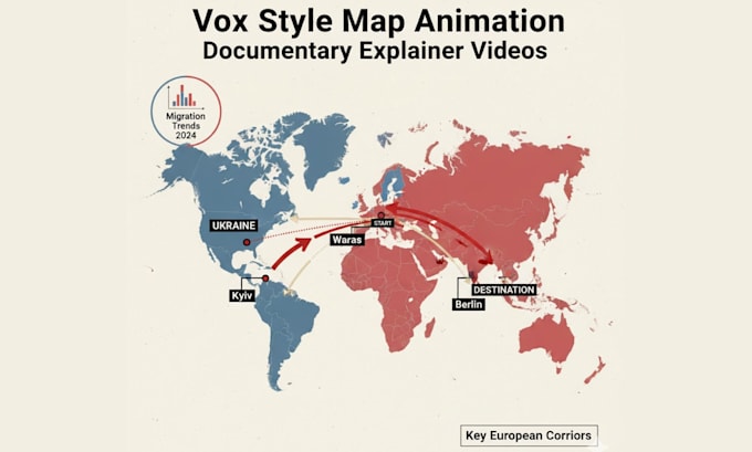 Create vox style documentary map animations like johnny harris by ...