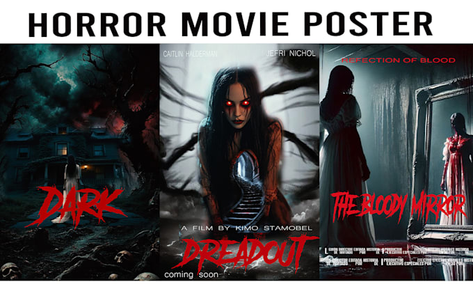 Design a cinematic and professional horror movie poster by Saiqa009 ...