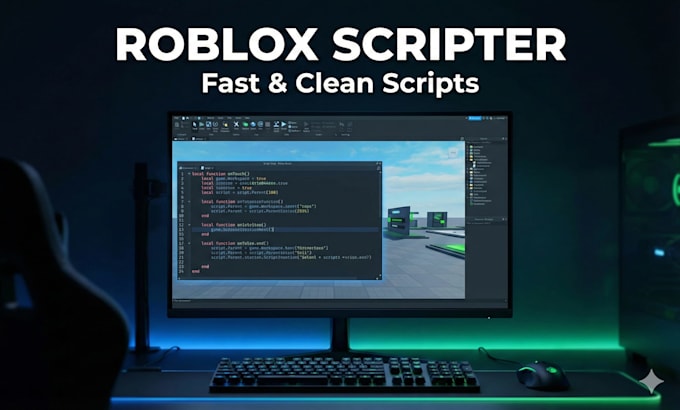 Be your professional roblox scripter and create fast, clean roblox ...