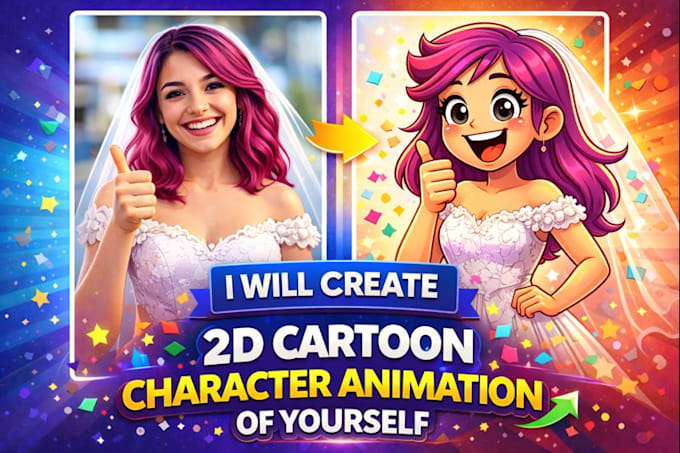 Create 2d character cartoon animation videos of yourself by Animation ...