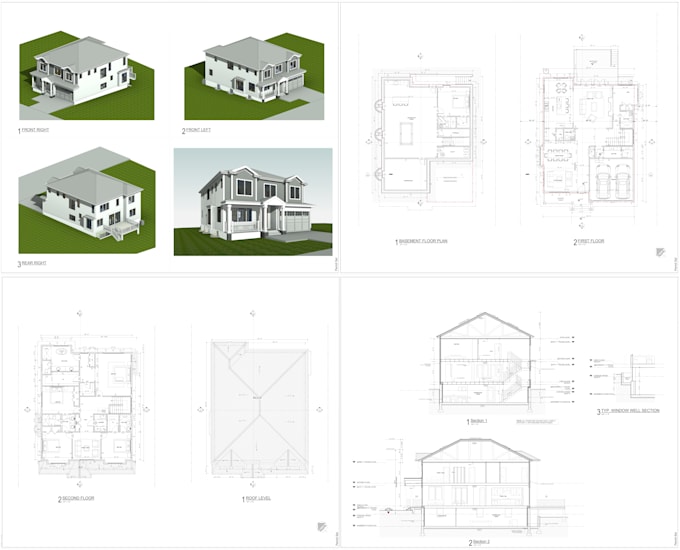 Create complete architectural and mep permit drawing sets for approval ...