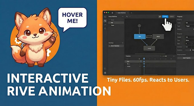Create interactive rive mascot animations for apps and websites by ...