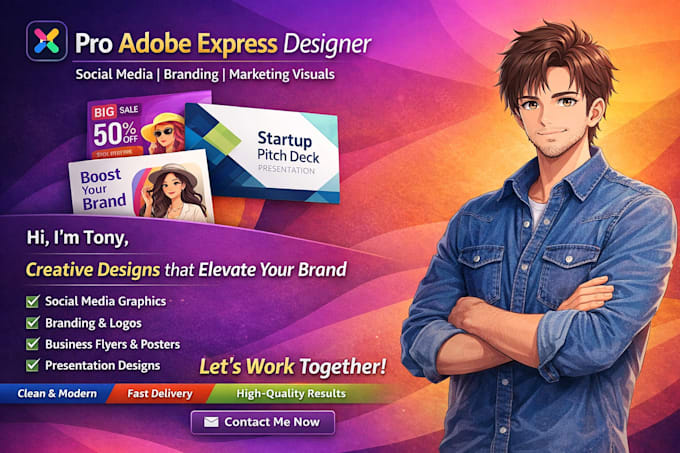 Design de mídia social no adobe express, redesign no canva, criação de ...