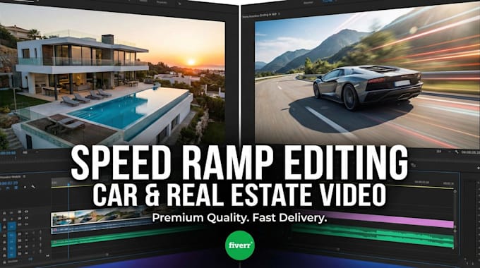 Edit car real estate tiktok reels videos with cinematic drone speed ...