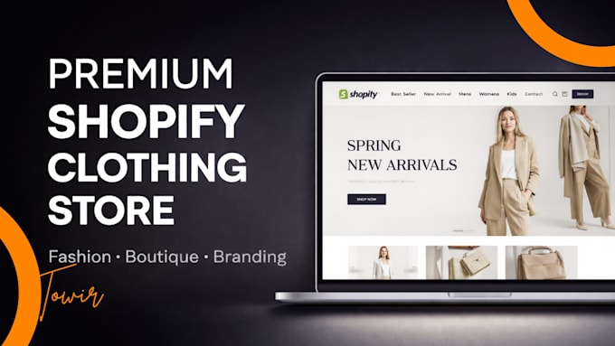 Design a premium shopify clothing or boutique store by Towkirs | Fiverr