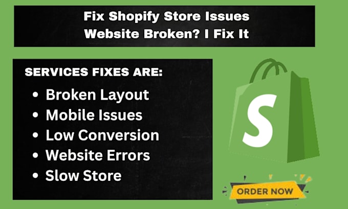 Fix any issues, mobile layout problems on shopify and html sites by ...