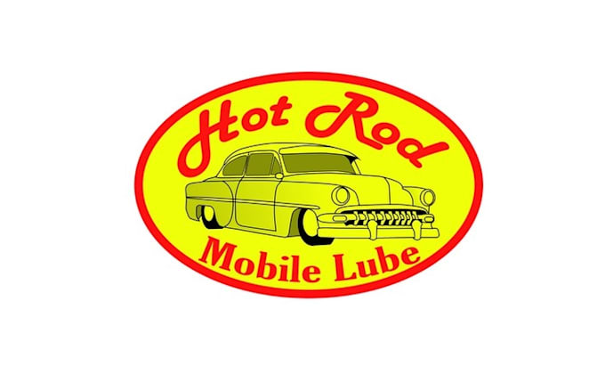 Design attract hot rod mobile lube logo by Simon_sabrina | Fiverr