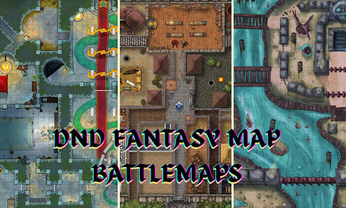 Create hd dnd battlemaps fantasy maps, ttrpg world maps, pathfinder ...